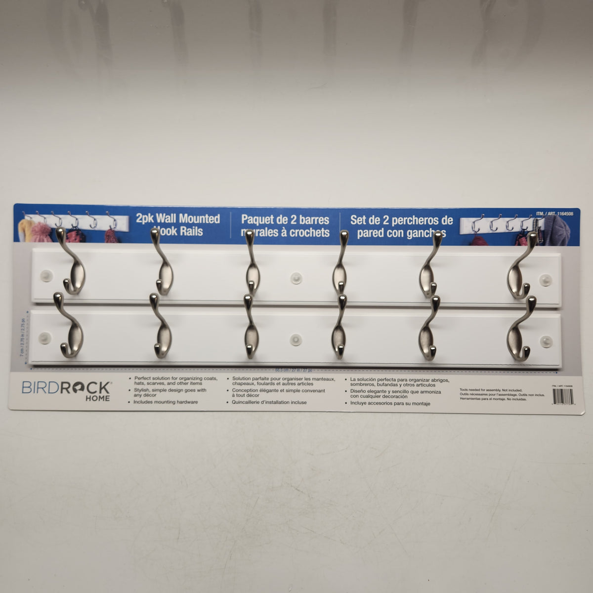 BirdRock Wall Mounted Hook Rails 2pk – Morrow's of Drumbo