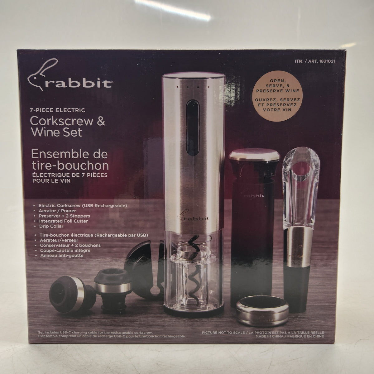 Rabbit 7pc Corkscrew & Wine Set – Morrow's of Drumbo